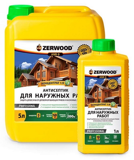 Антисептик для древесины от компании «Вятский Лес»